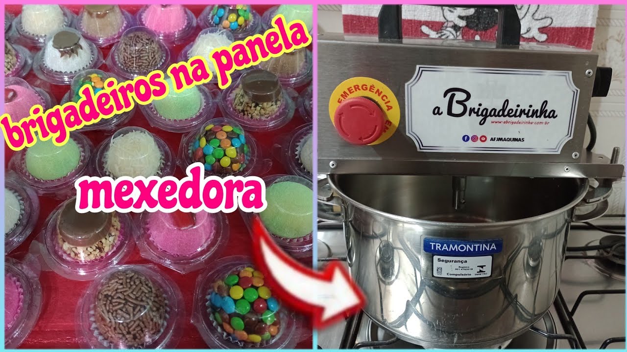 💥Como fazer brigadeiros na panela mexedora/Ponto e tempo certo de cada ...