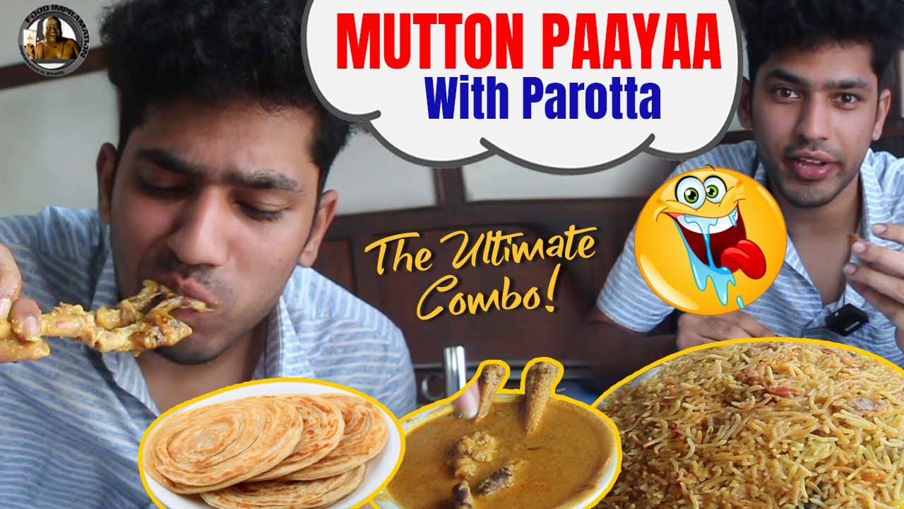 Mutton Paaya With Parotta The Ultimate Combo! | Surya Becky | FOOD ...