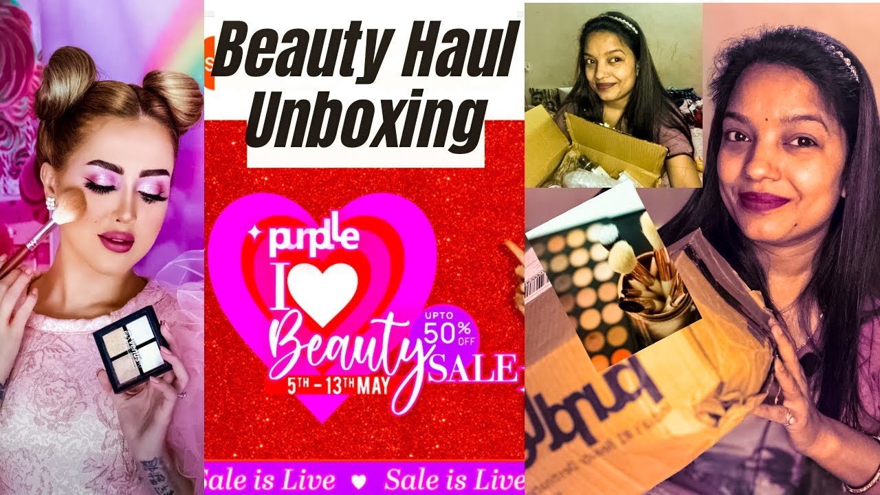 I Heart Purple beauty sale/Beauty Products/Haul video/Purple.com ...
