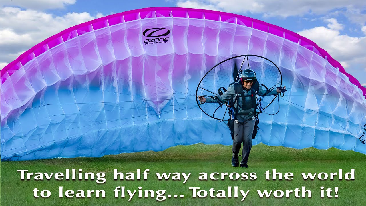 Travelling half way round the world to learn flying... Totally worth it ...