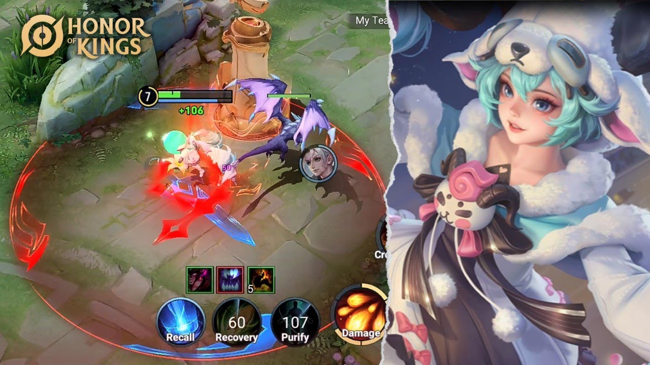 Honor of Kings: Angela (Mage) Gameplay - YouTube