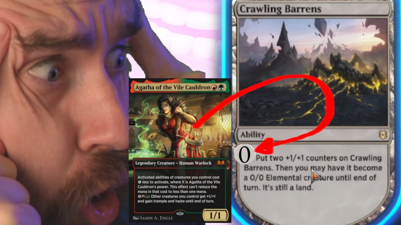 THIS CRAWLING BARRENS COMBO REQUIRED 5000 IQ! Historic MTG Crawling ...