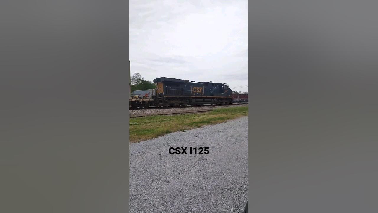 CSX 7004 leading I125 - YouTube