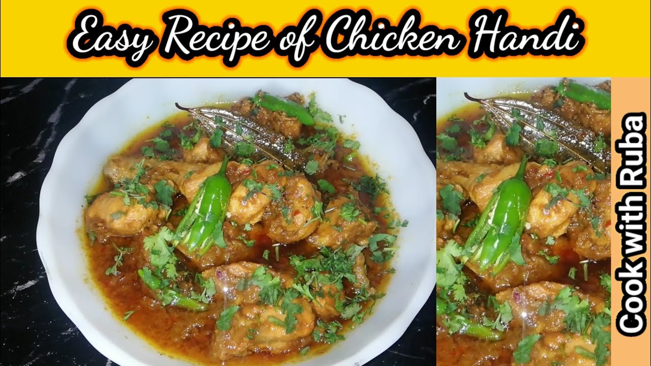 Chicken Handi Recipe by Cook With Ruba | How to make Chicken Handi ...