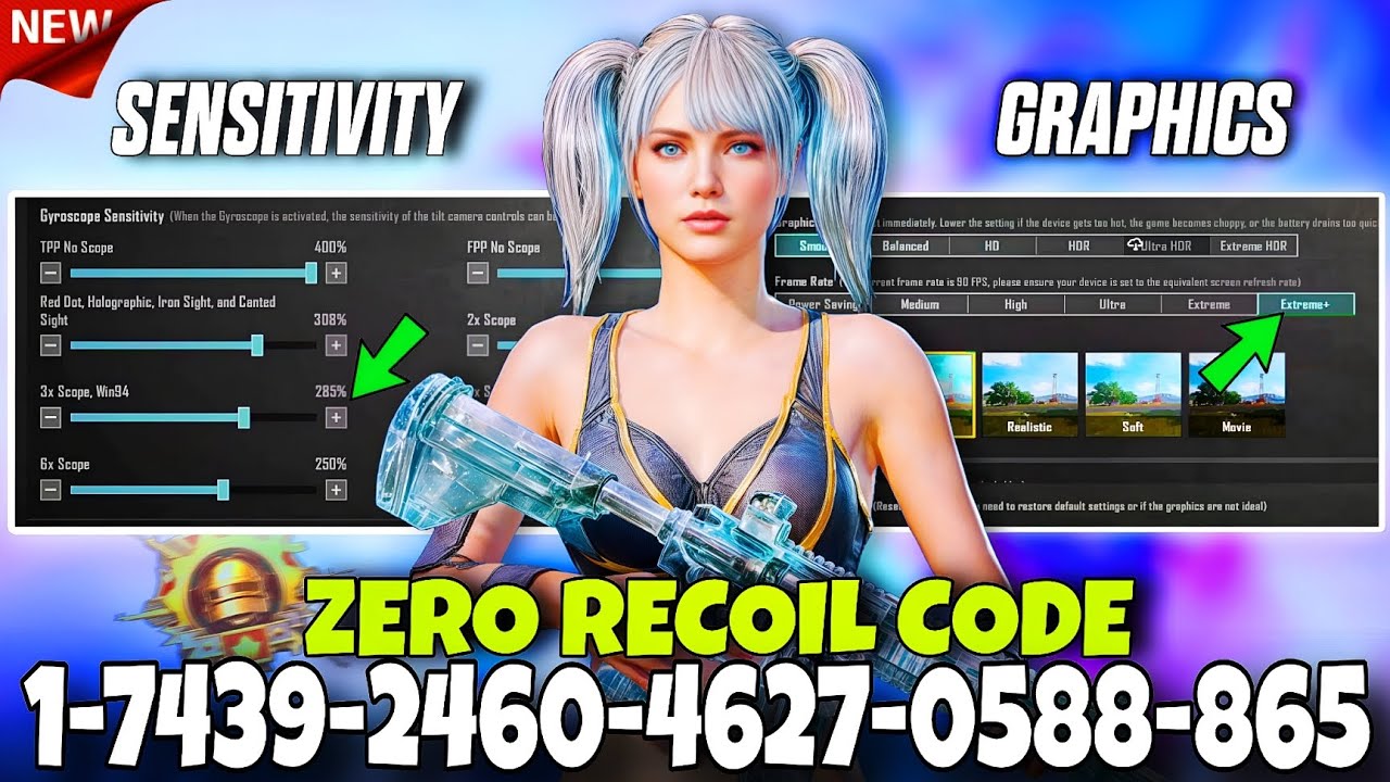 2025 Zero Recoil Best Sensitivity Settings 🔥 For All Devices Non ...