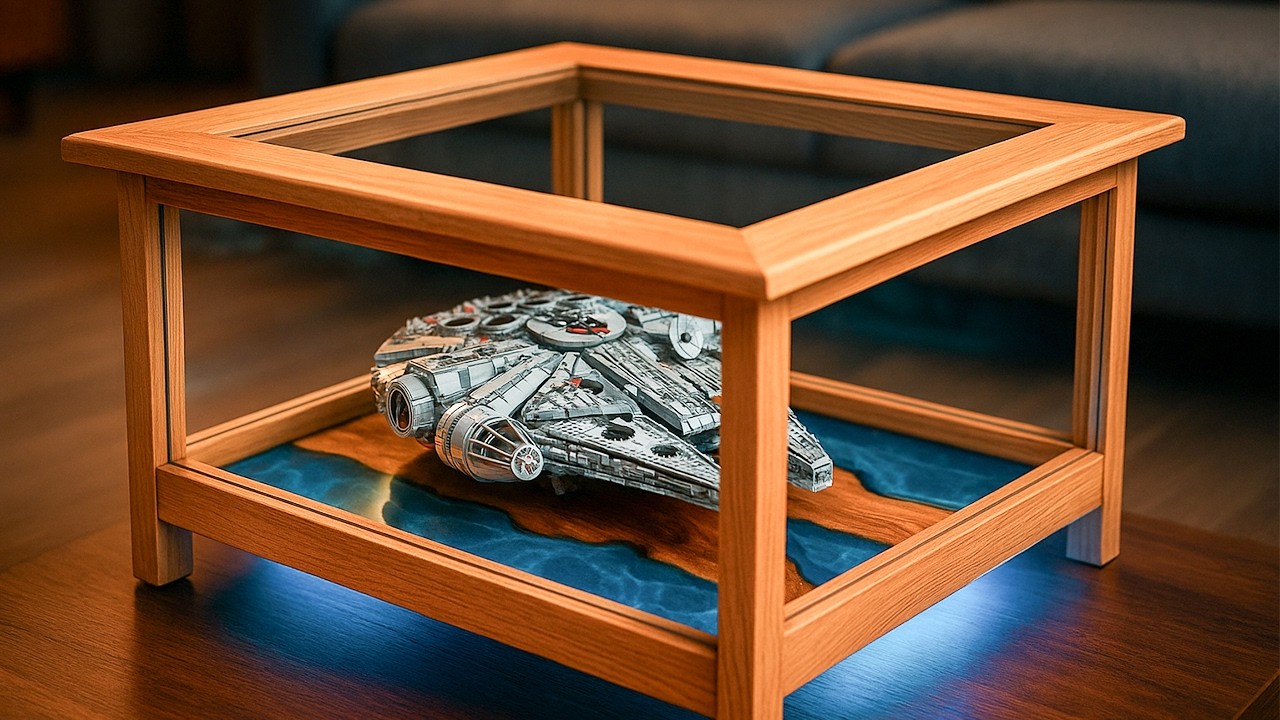 I built a STAR WARS coffee table - YouTube