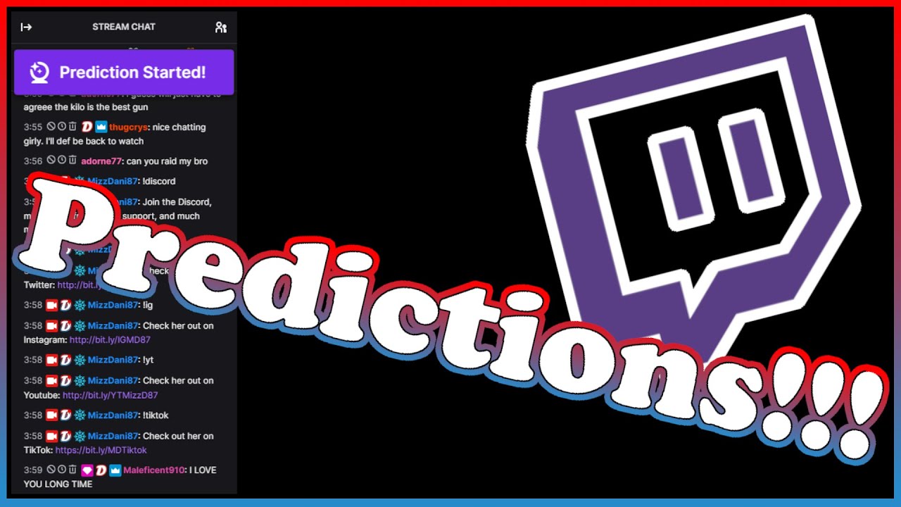 Predictions on Twitch (For Content Creators and Moderators!) - YouTube