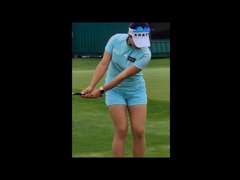 [Golf] 슈퍼모델급골퍼 이선영2프로(22세 173cm 온오프) klpga 1부리그 첫출전 장타주무기 pt라운지 팔로우 뷰 - YouTube