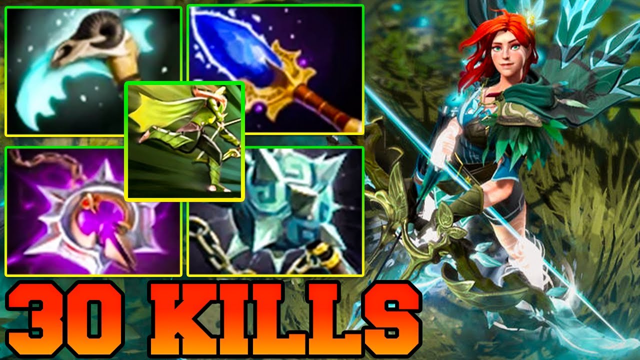 30 Kills Windranger !! Windranger Dota 2 Carry Offlane 7.35 Meta Pro ...
