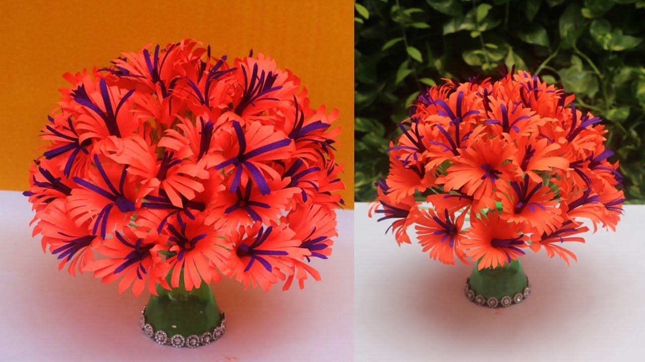 DIY handmade guldasta || waste plastic bottle guldasta making at home ...