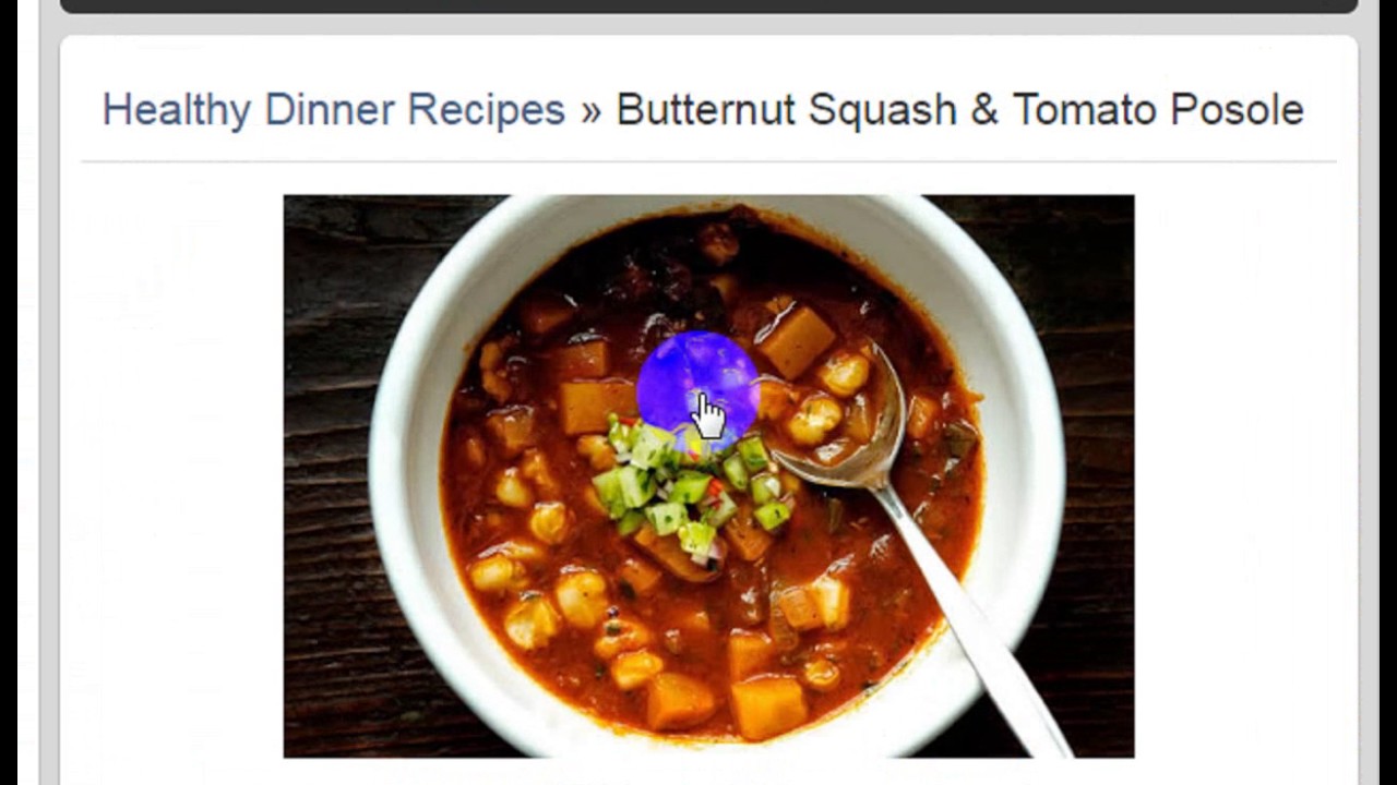 Healthy Dinner Recipes » Butternut Squash & Tomato Posole - Recipep ...