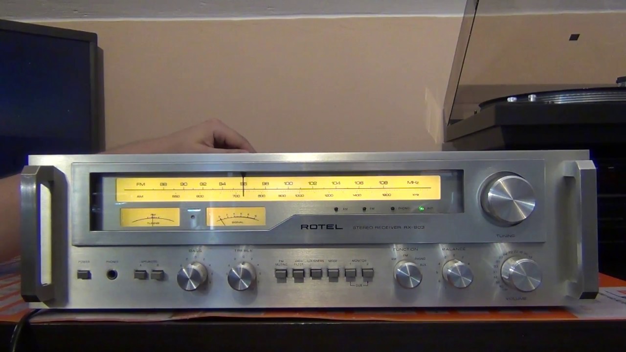 TEST ROTEL RX 603 AUDIO GOLDEN AGE - YouTube