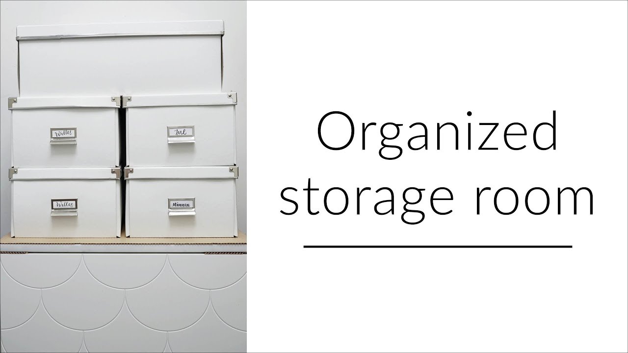 Organized storage room | Before & After - YouTube