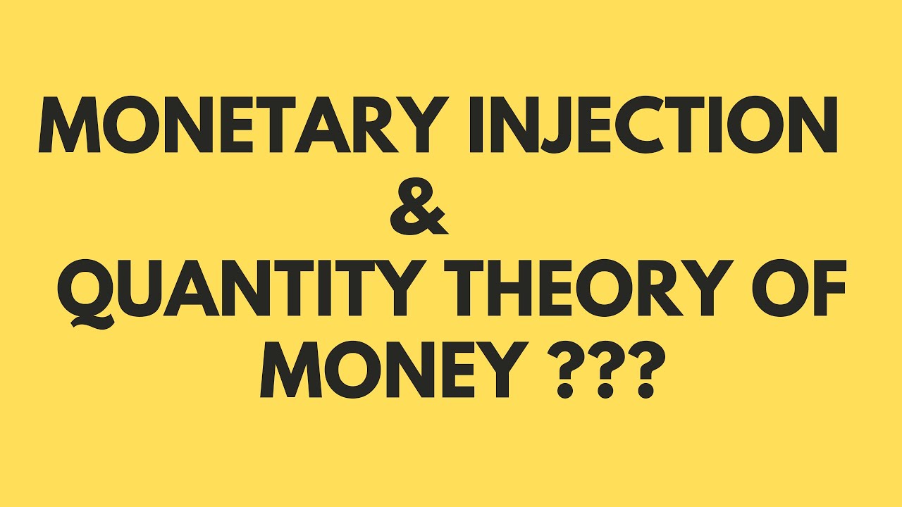 Effect of monetary injection| how we develop quantity theory of money ...