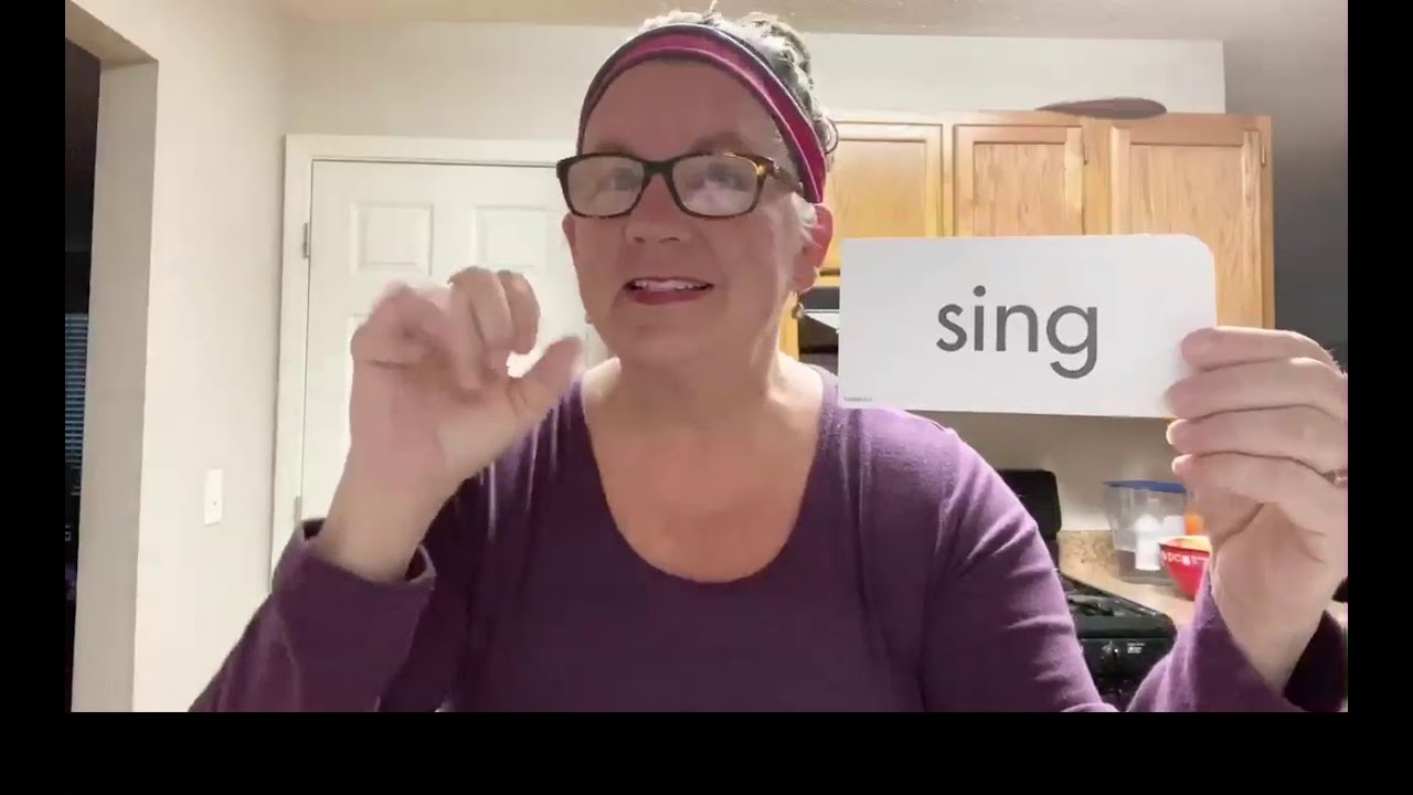 ASL sign for SING - YouTube