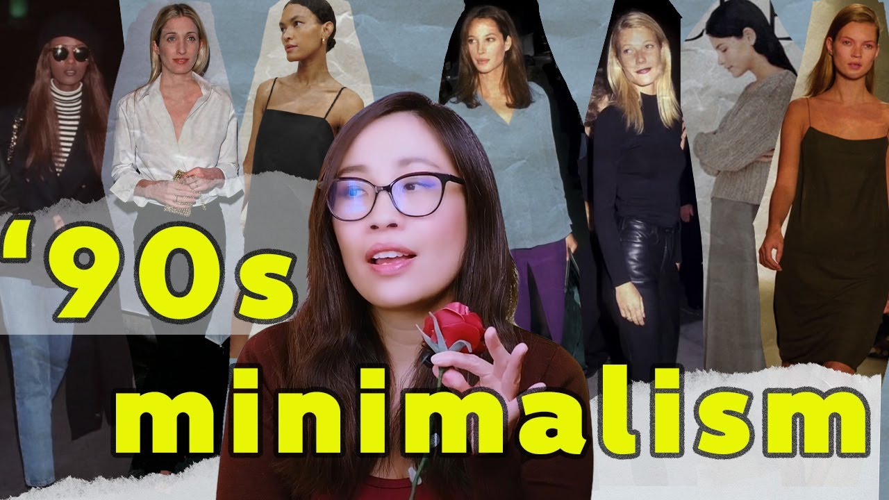I never appreciated ‘90s minimalism fashion (until now) - YouTube