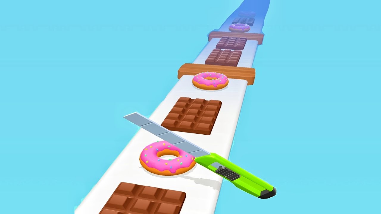 Perfect Slices Game! Satisfying ASMR slicing video - YouTube