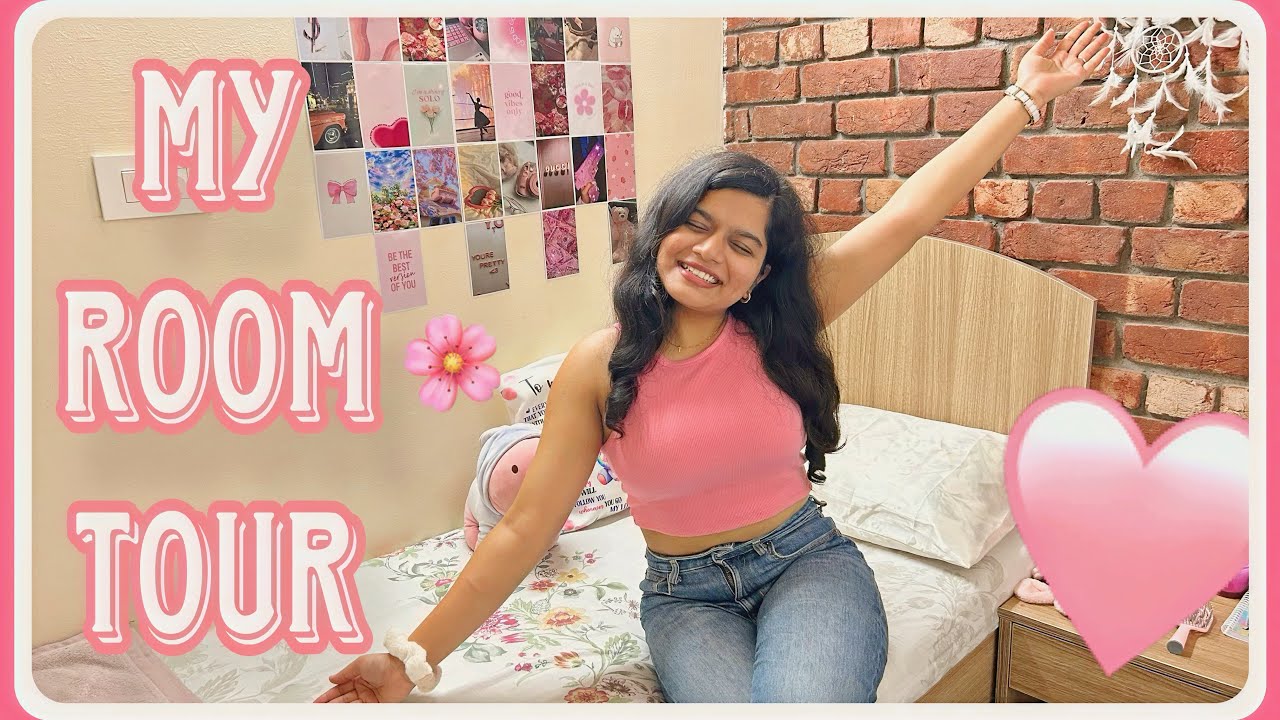 MY ROOM TOUR🤍🎀 DIT University Girls Hostel Single Room /khushilifestyle ...