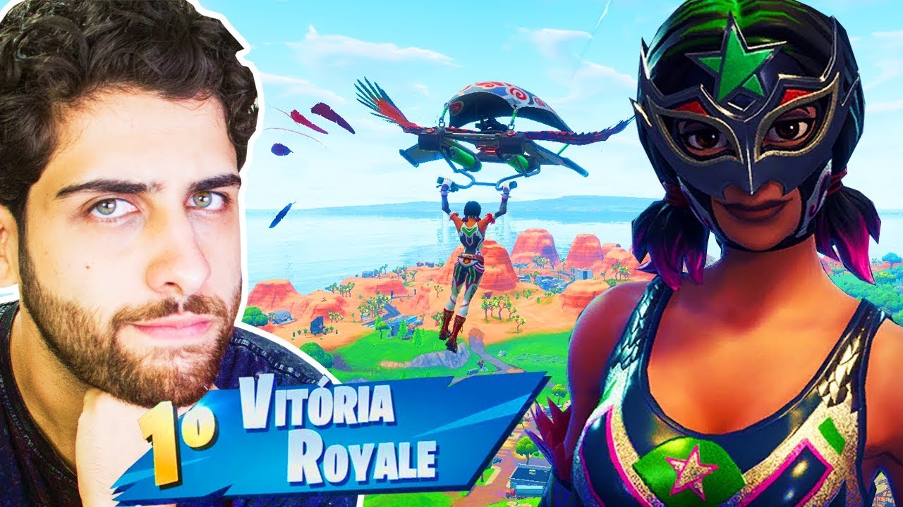 VENCI COM A *NOVA* SKIN DA LUTADORA MUCHA LUCHA NO FORTNITE! - YouTube
