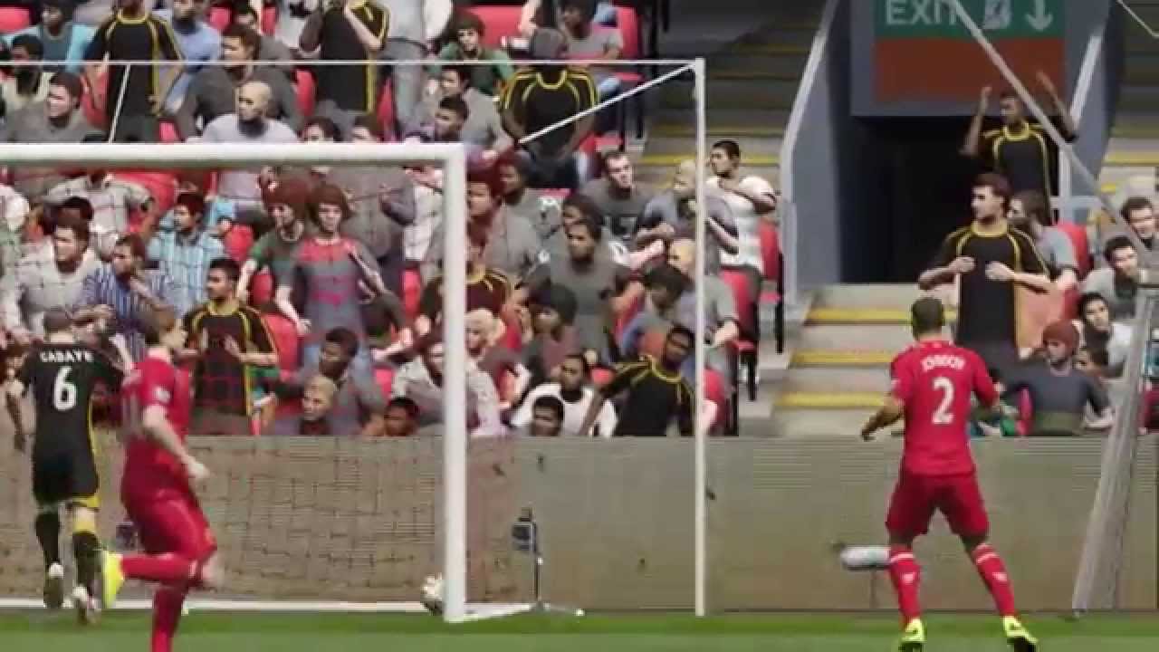 FIFA 15 - Iniesta goal - YouTube