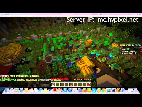 Minecraft MiniGame! : The Blocking Dead; Hypixel server - YouTube