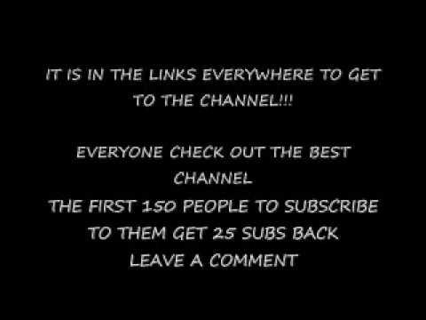 Check out this amazing channel for 25 subs! - YouTube