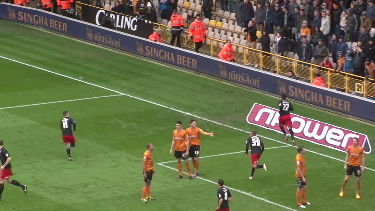 FLASHBACK: CAMPBELL GOAL v WOLVES 24/02/13 - YouTube