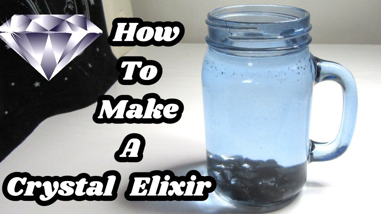 How To Make A Crystal Elixir 💎 SHUNGITE Crystal Infused Healing Water 💧 ...