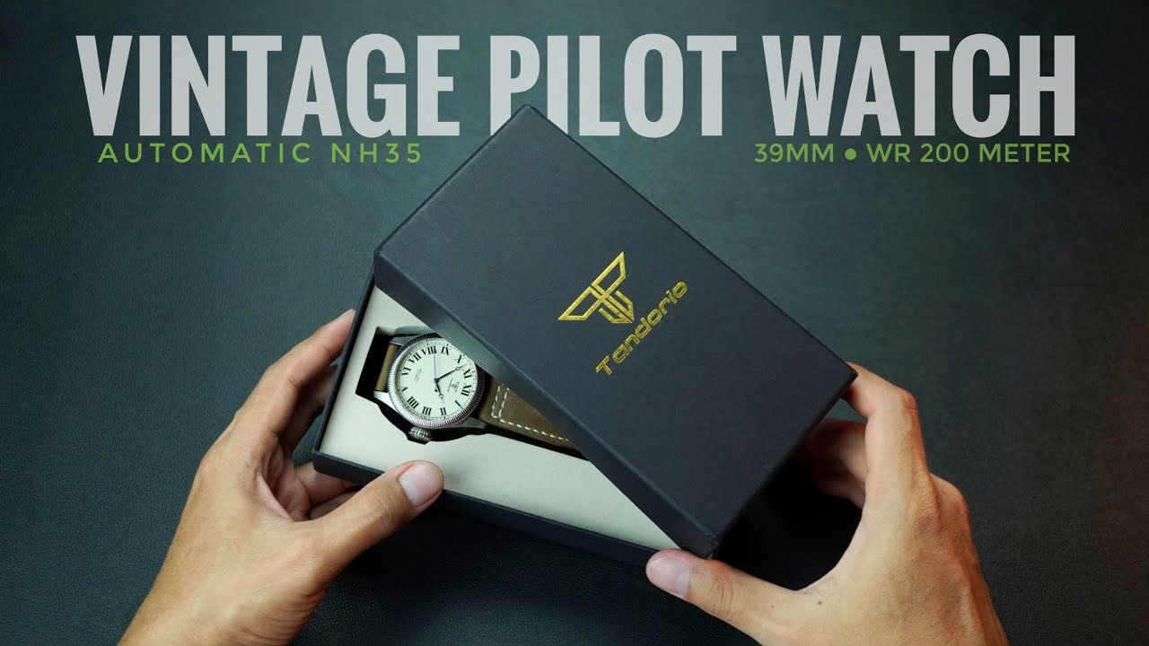 VINTAGE PILOT WATCH 39mm‼️ Review Jam Tangan TANDORIO Harga 2 Jutaan ...