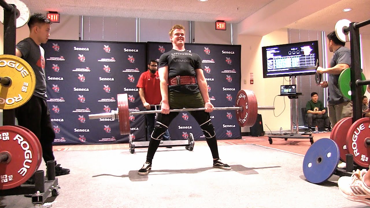 Aaron McMillan - Seneca College Powerlifting Meet - Mar.25.2023 - YouTube