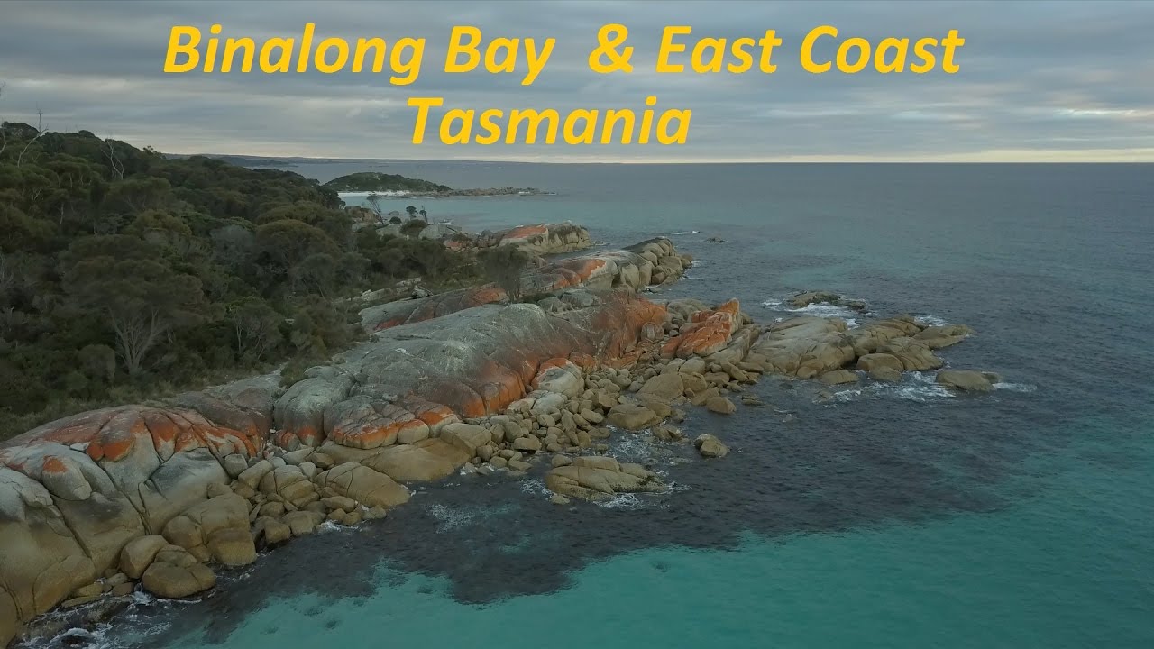 DJI Mavic Pro - Binalong bay & Chain of Lagoons - Tasmania - YouTube