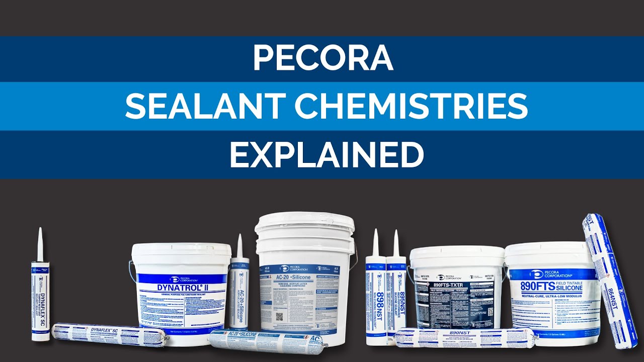 Pecora Sealant Chemistries Explained - YouTube