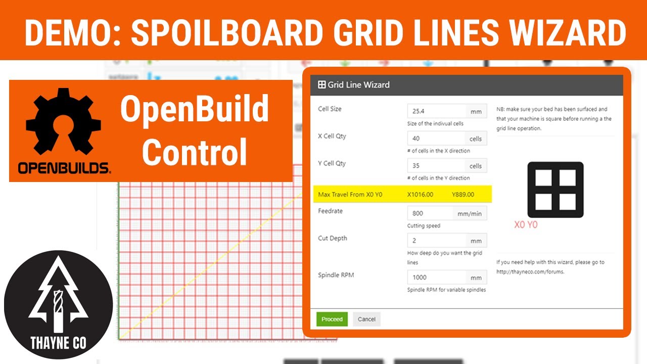 Grid Lines Wizard for OpenBuilds Control - YouTube