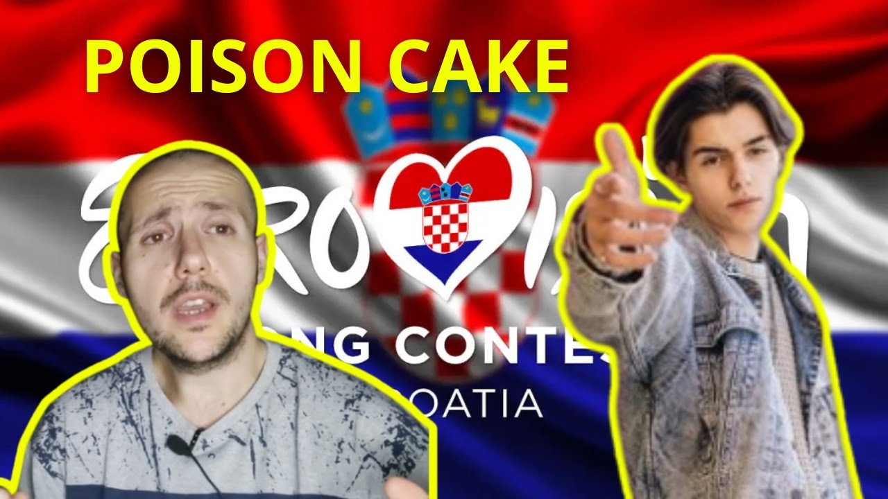 Croatia Eurovision 2025: Marko Bošnjak - Poison Cake | reaction - YouTube
