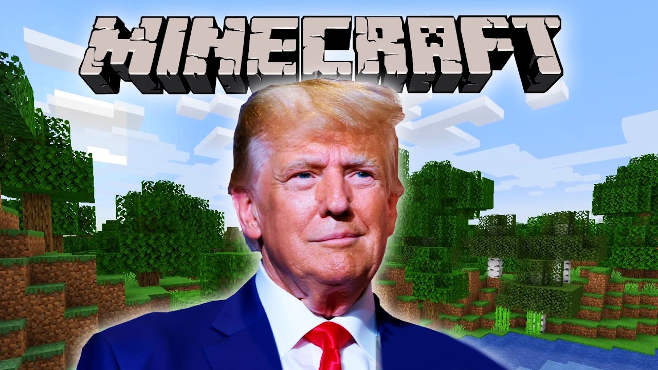 Donald Trump Plays Minecraft - YouTube