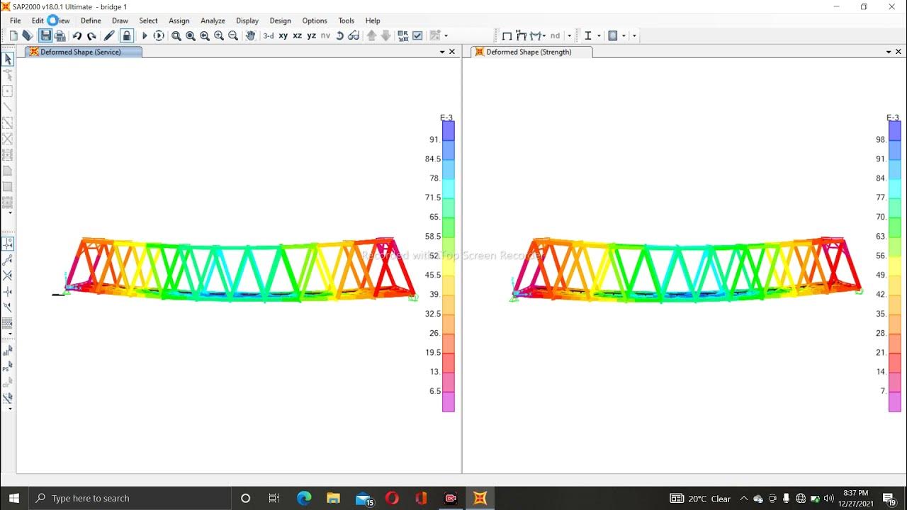 Steel truss bridge load assign on SAP2000 v18 - YouTube