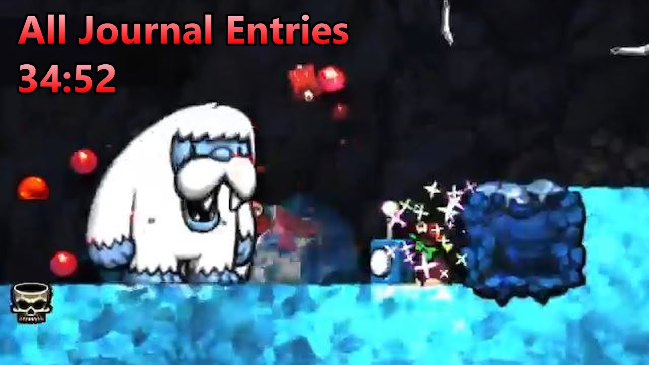 All Journal Entries 35:24.93 (34:52.58 LL) [Spelunky HD] - YouTube