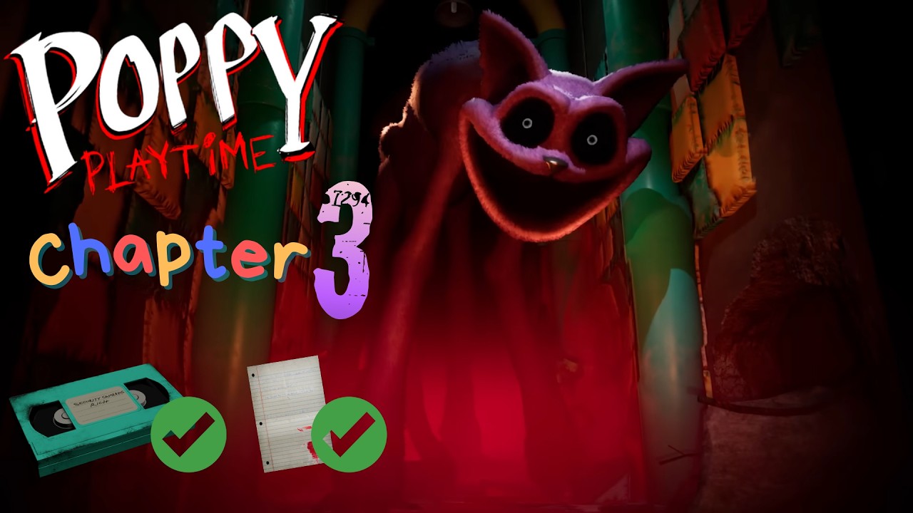 Poppy Playtime - Chapter 3 Walkthrough [No Commentary] All tapes ...