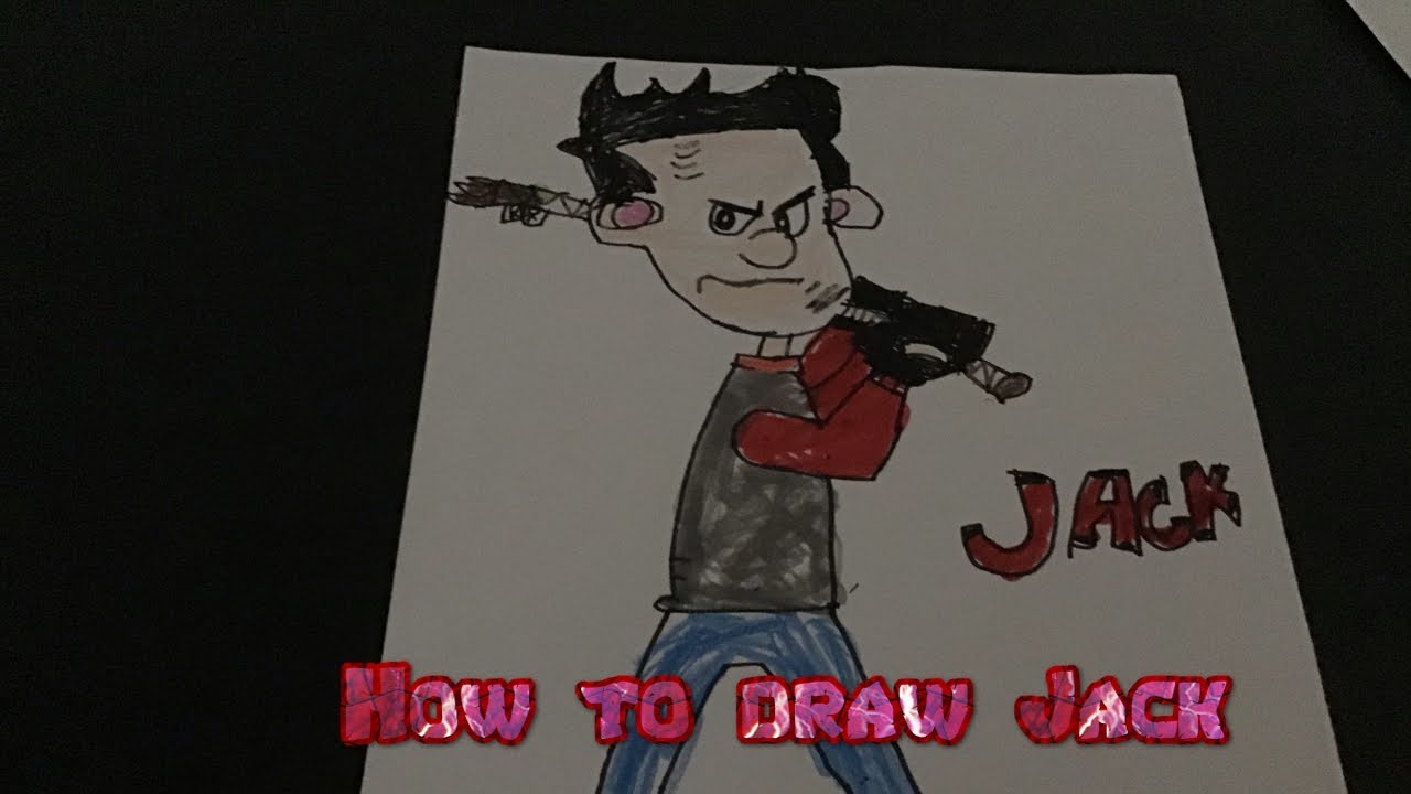 How to draw Jack Sullivan from The Last Kids on Earth - YouTube