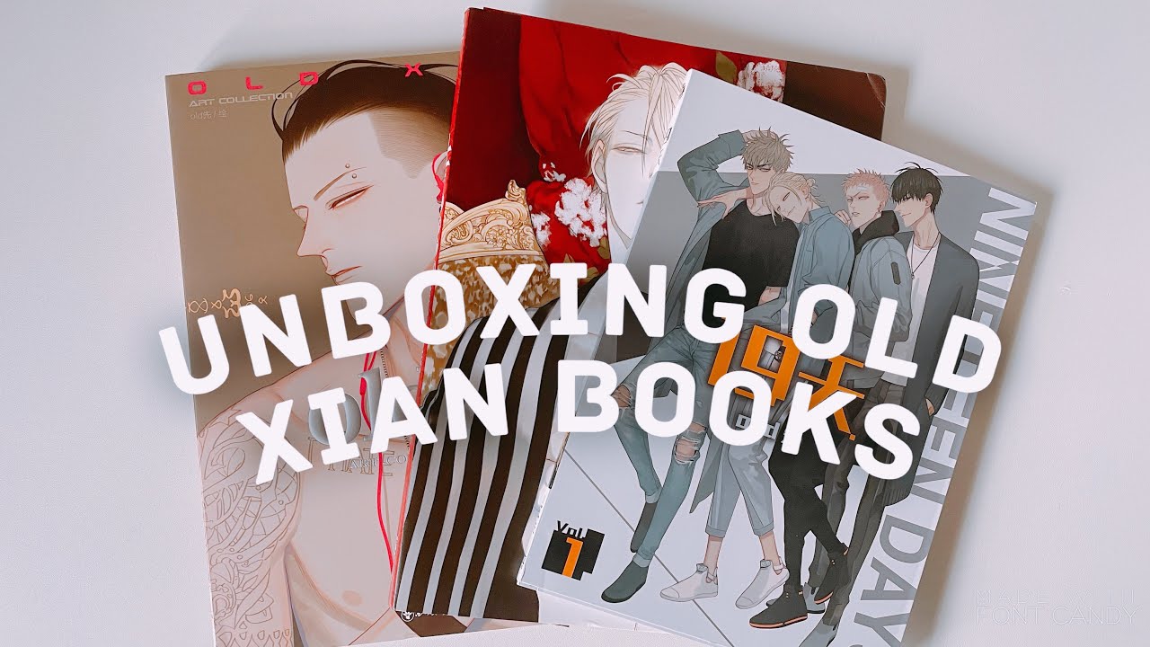 19 days manhua and old xian artbooks unboxing | volume 1 and 2 - YouTube
