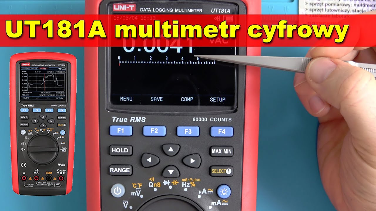 UT181A Unit multimetr uniwersalny - prezentacja cz.2 - YouTube