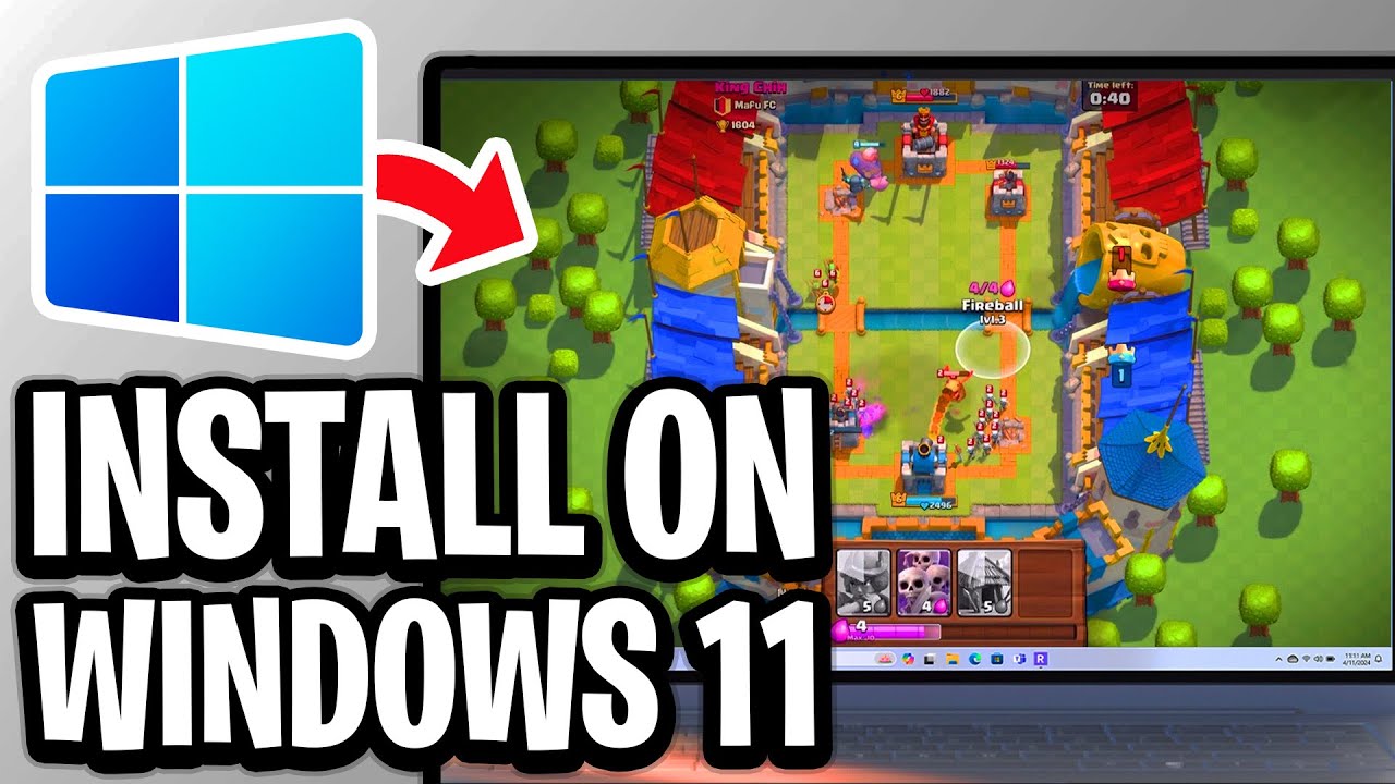 How To Install Clash Royale On Windows 11 - Full Guide - YouTube