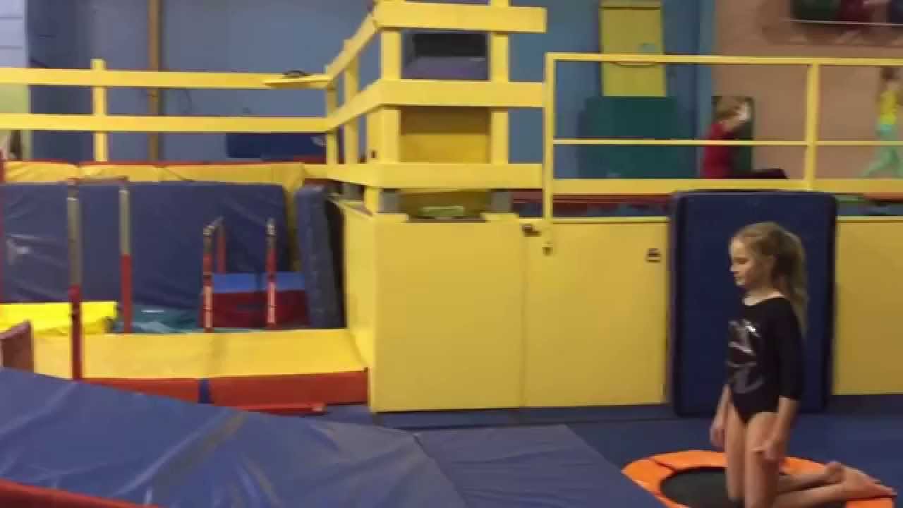 Front Handspring Vault Progression Youtube