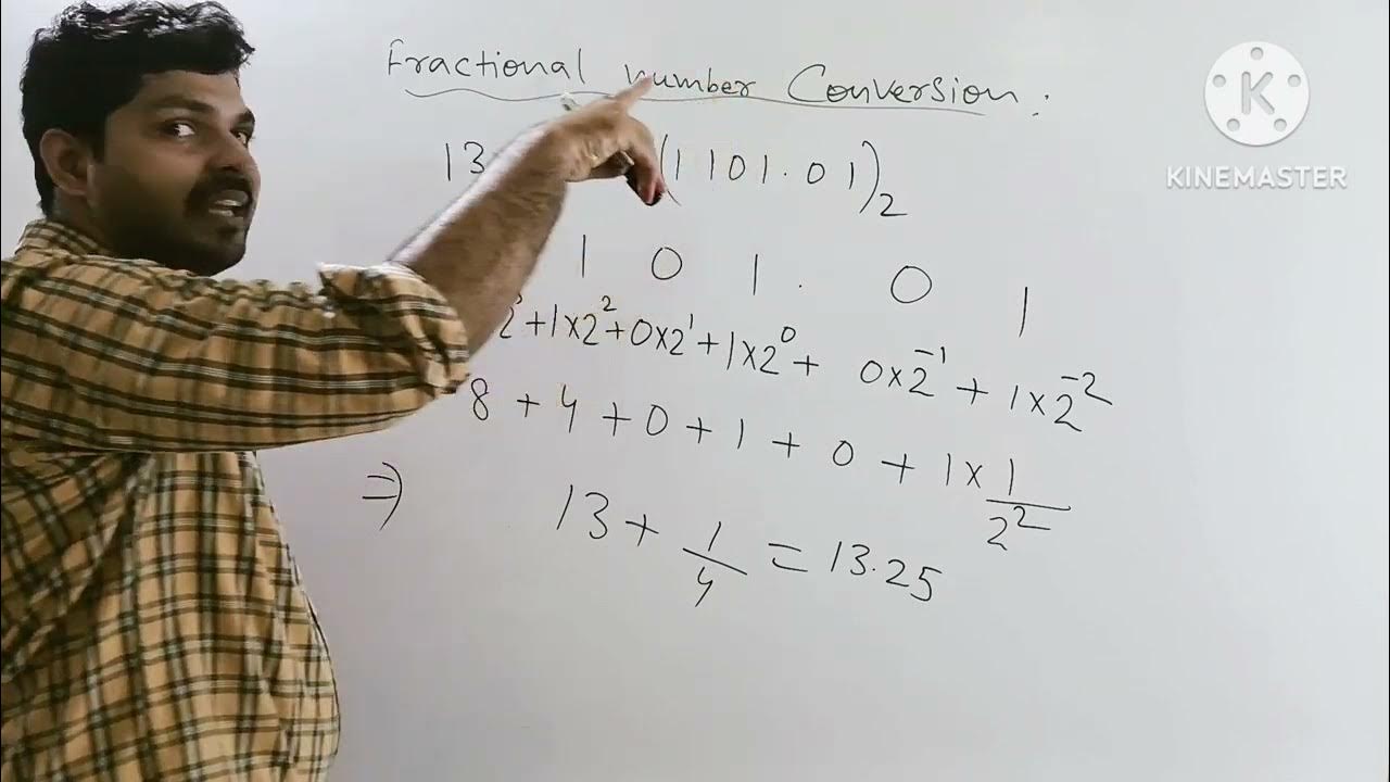 computer number system lecture-4 Fractional system conversion - YouTube