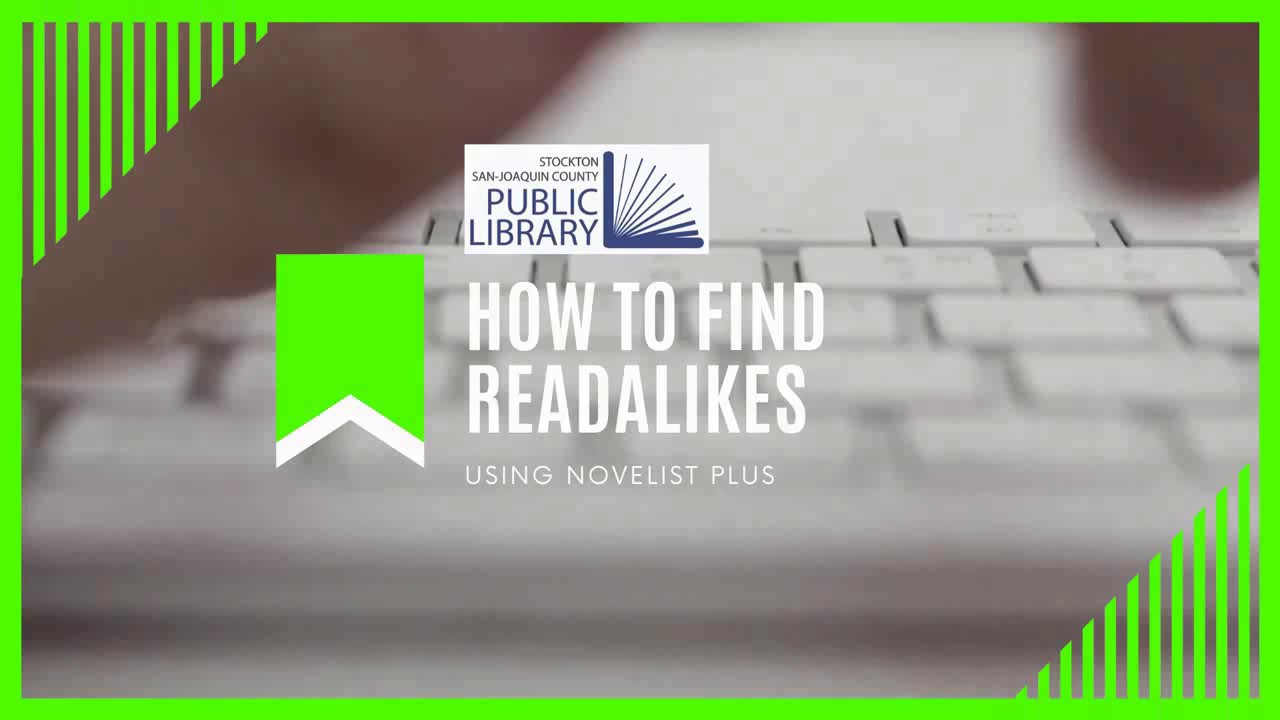 Connect with the Library - A Guide to NoveList - YouTube