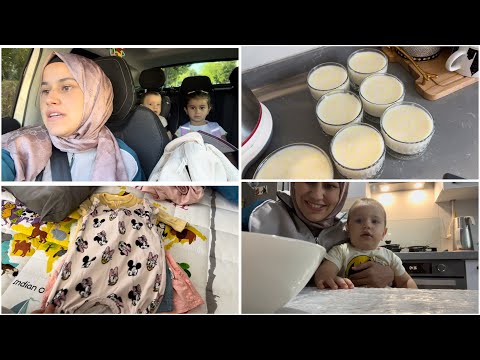 Minik Kızıma Bir Sürü Kıyafet Geldi | Büşra’da kahvaltıdayız | Âlâ’nın En Sevdiği Yemekleri Yaptım