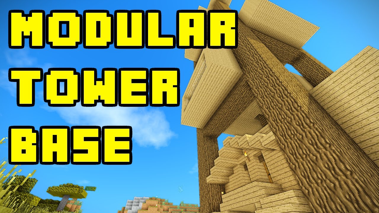 Minecraft Tower House Tutorial (How to Build) - YouTube