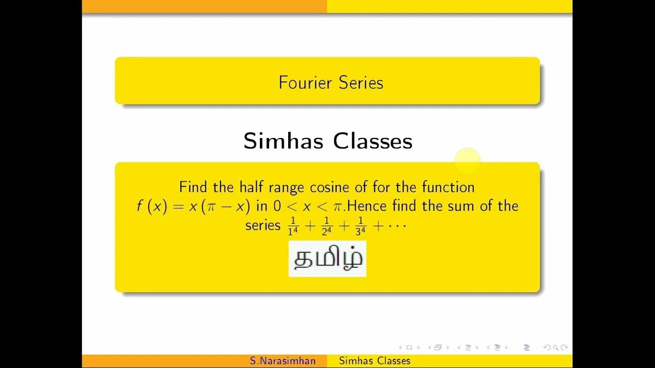 find-the-half-range-cosine-of-f-x-x-pi-x-in-0-pi-hence-find