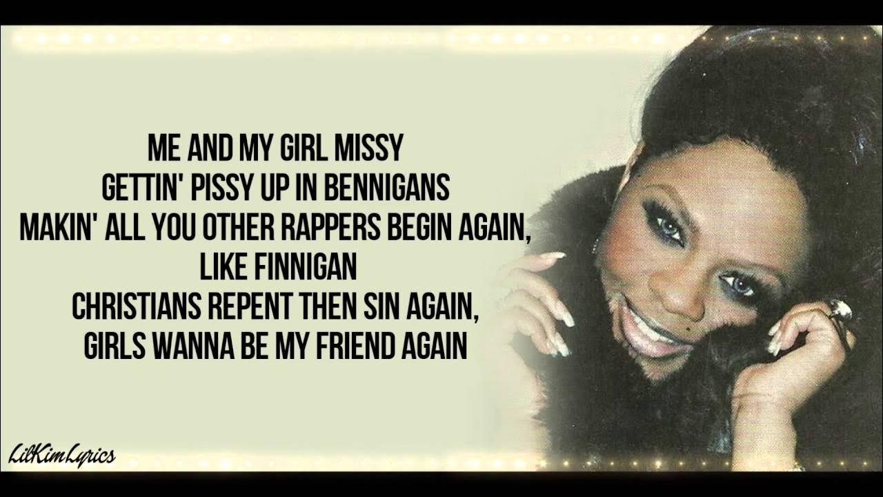 Lil' Kim - Hit Em Wit Da Hee (Lyrics Video) Verse HD - YouTube