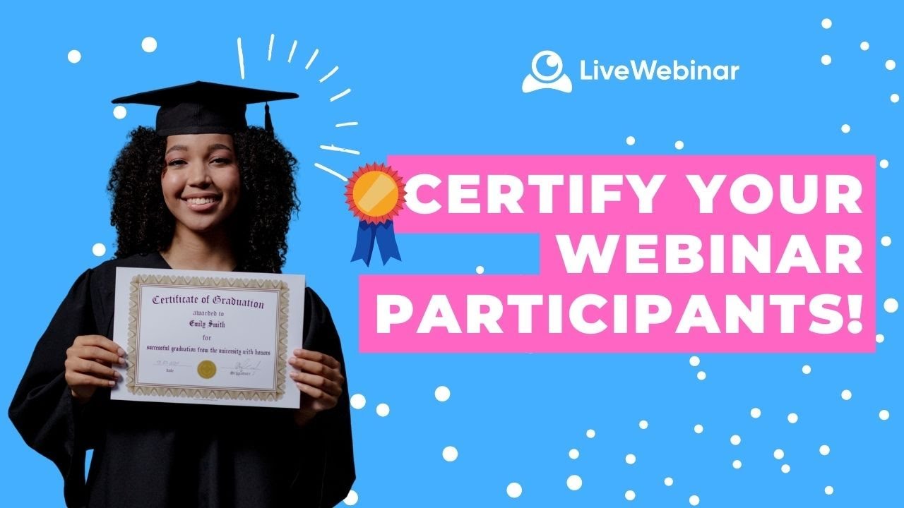 Certify Your Webinar Participants Now! - YouTube